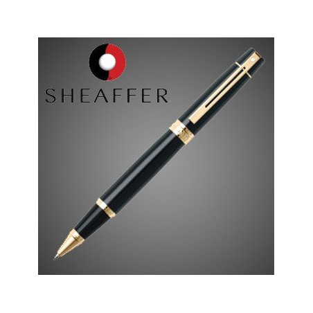 Stylo Roller Sheaffer® "Serie 300" Noir et Doré