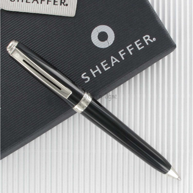 Coffret Stylo Bille Sheaffer et son Etui Cuir Noir Sheaffer sur Stylos ...